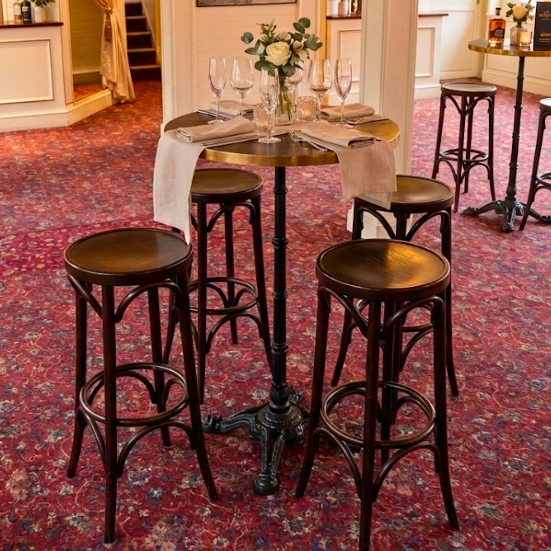 High stools and bar chairs for hire - 126 Events